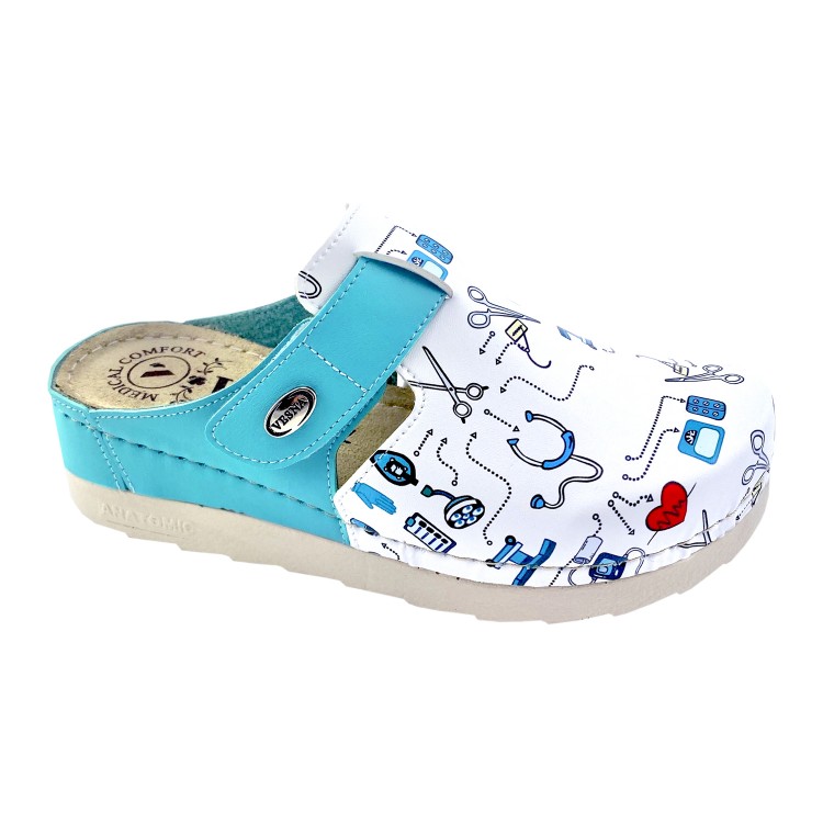 Ženska klompa Print | 196 REZEDO DOKTOR - flipflops.rs