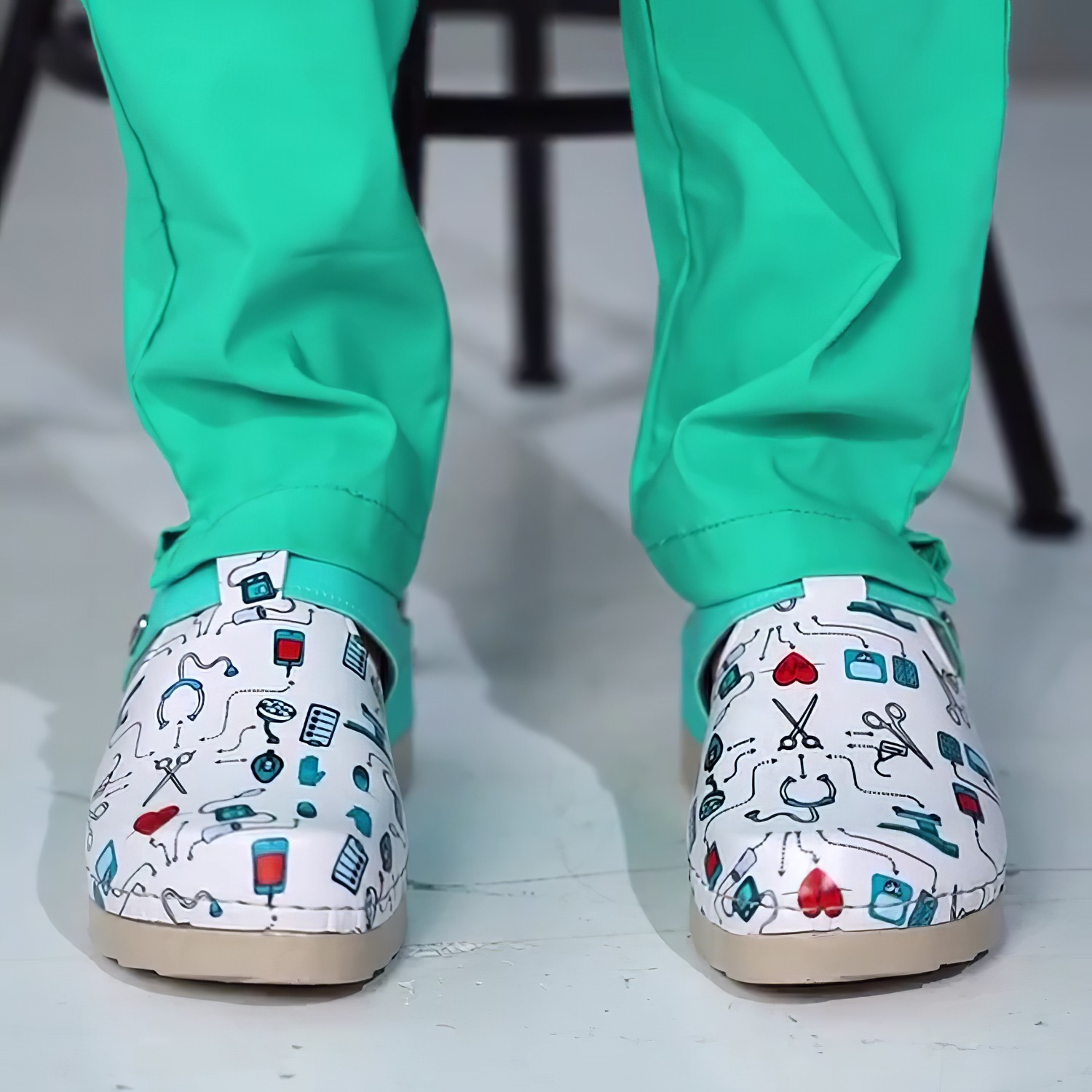 Ženska klompa Print | 196 REZEDO DOKTOR - flipflops.rs